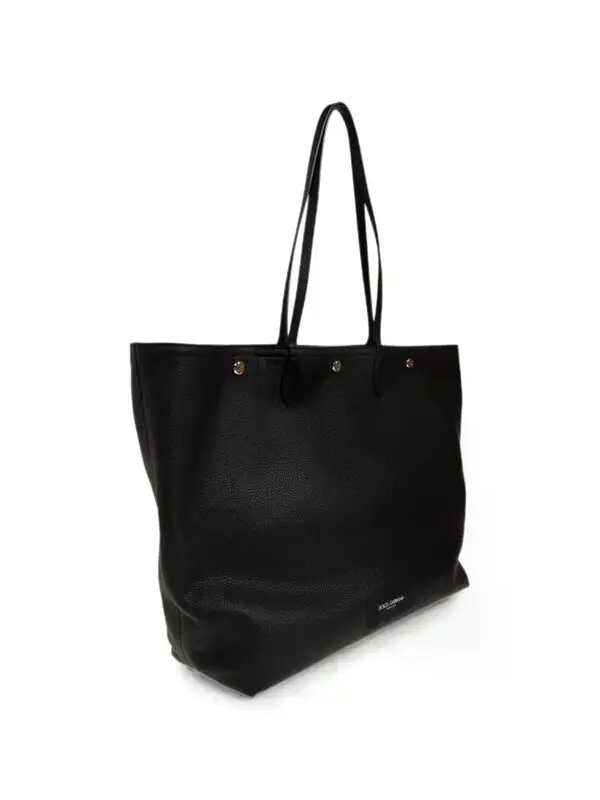 Dolce & Gabbana Essenza Grained Leather Shoulder Bag