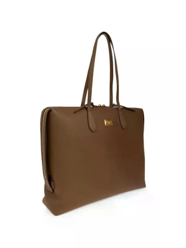 Dolce & Gabbana Vittoria Logo-plaque Leather Shoulder Bag