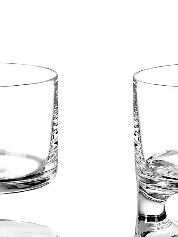 ARNOLFO DI CAMBIO Smoke Asymmetrical Tumbler Glasses