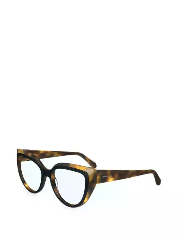 FERRAGAMO Cat Eye Eyeglasses - Brown
