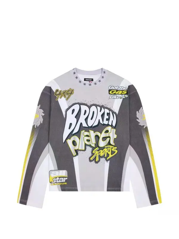 BROKEN PLANET Graphic Print Long Sleeve T-shirt