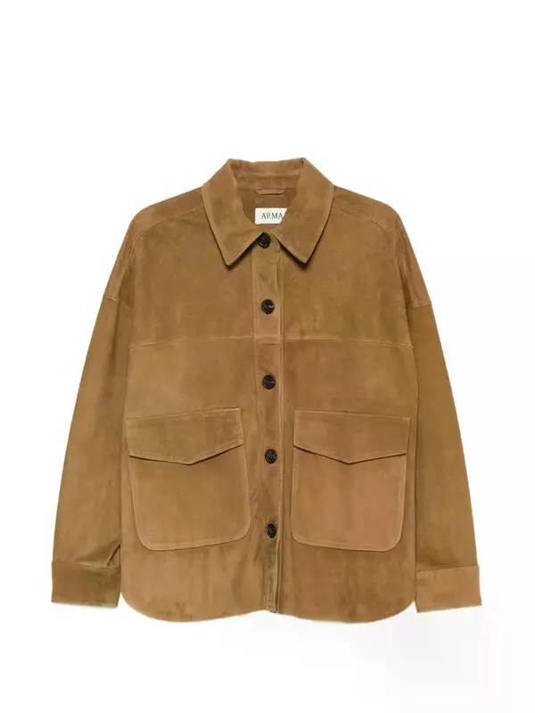 ARMA Suede Flap-pocket Jacket