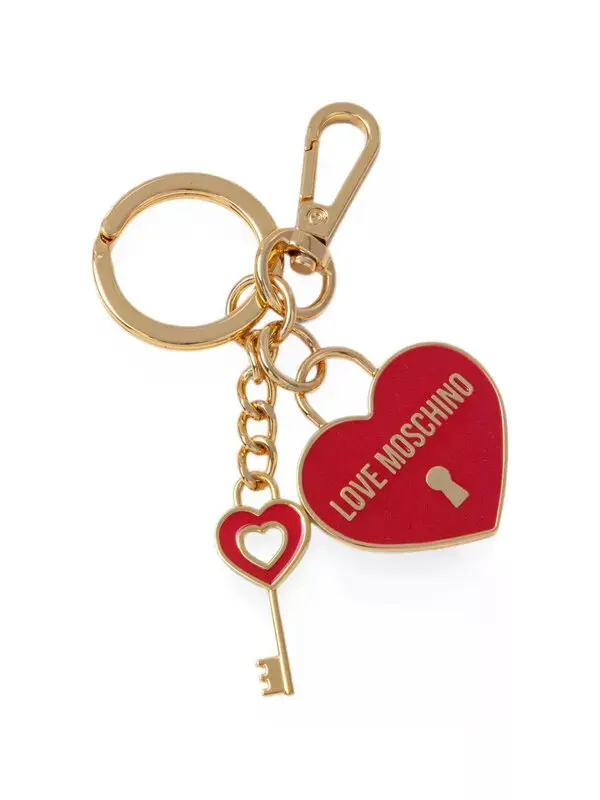 Moschino Heart Keyring