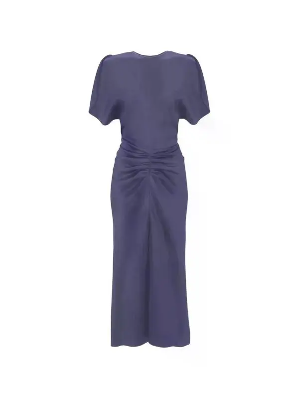 Victoria Beckham Bela Midi Dress - Blue