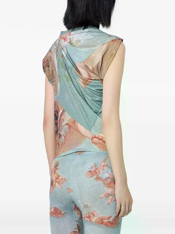 VIVIENNE WESTWOOD Hebo Top With Cherub Print