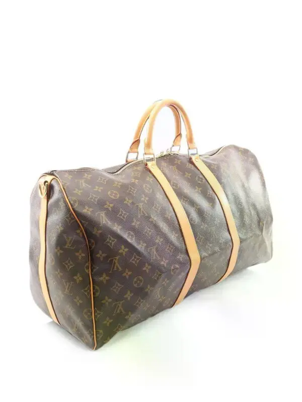 LOUIS VUITTON 2001 55 Keepall Bandoulière Monogram Canvas Holdall