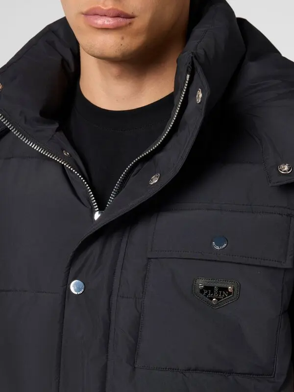 Philipp Plein Puffer Waistcoat With Stand Collar