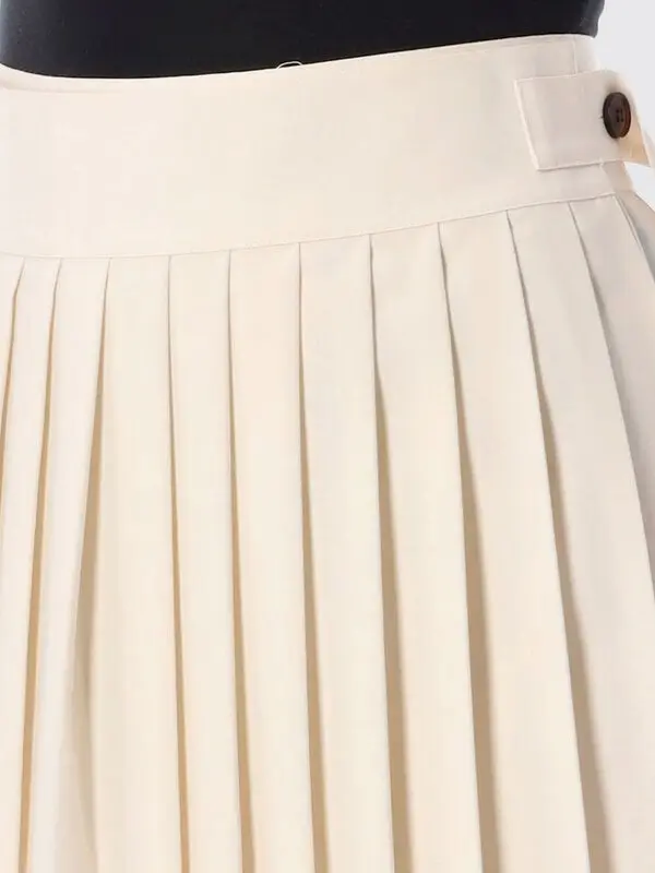 RÓHE Pleated Midi Skirt