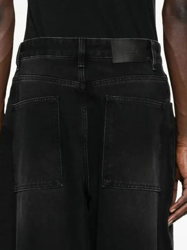 Studio Nicholson Wide Leg Wash Jeans