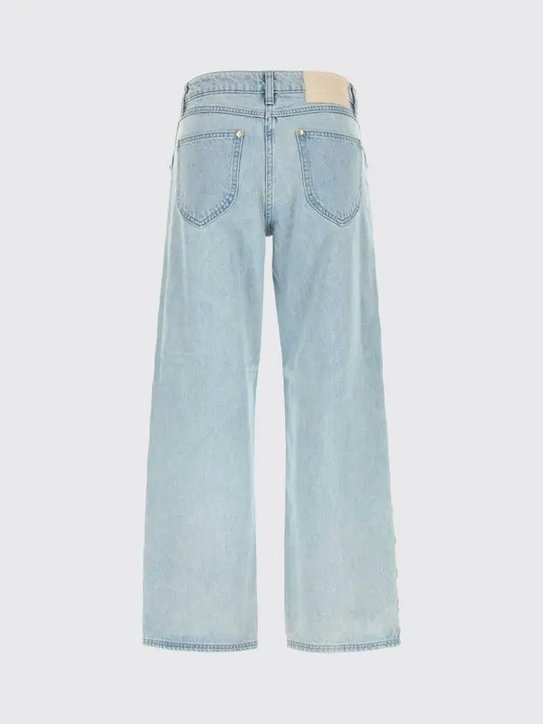 Cult Gaia Elphie Mid-rise Wide-leg Jeans With Embroidery And Stones