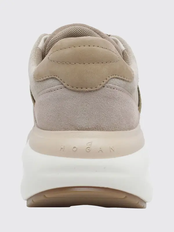 Hogan Trainers With Logo Detailing - Beige