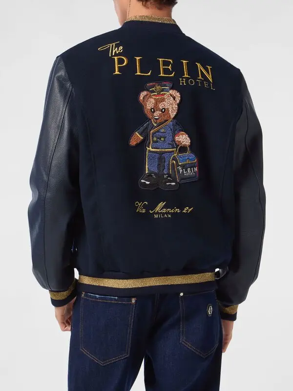 Philipp Plein Embroidered Varsity Jacket