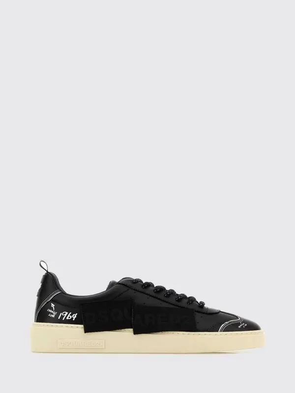 Dsquared2 Leather Lace-up Sneakers