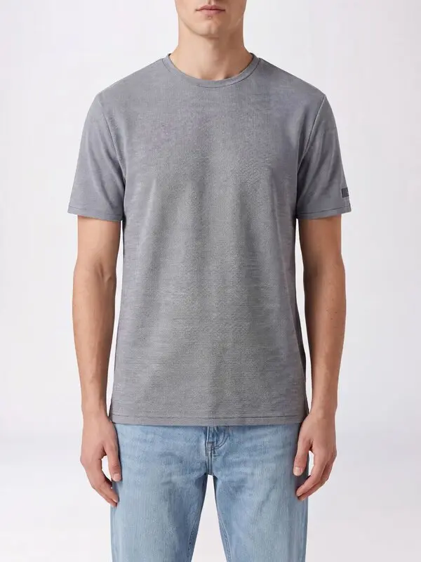 RRD Short-sleeved Crewneck T-shirt In Technical Fabric With Contrast Logo - White