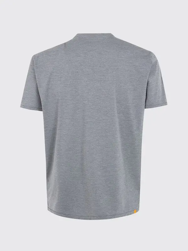 RRD Short-sleeved Crewneck T-shirt In Technical Fabric With Contrast Logo - White