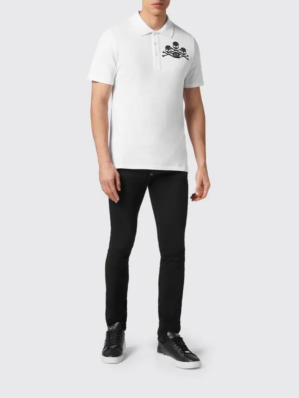 Philipp Plein Polo Shirt Colour - White