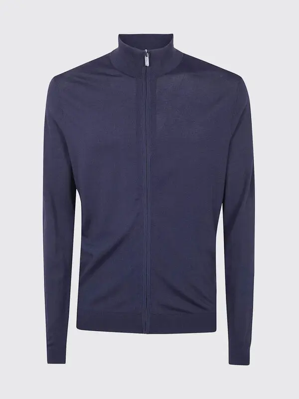 RRD Zip-up Fine Knit Cardigan - Blue