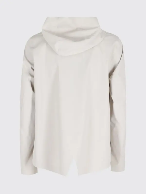RRD Hooded Jacket With Button Detail - White