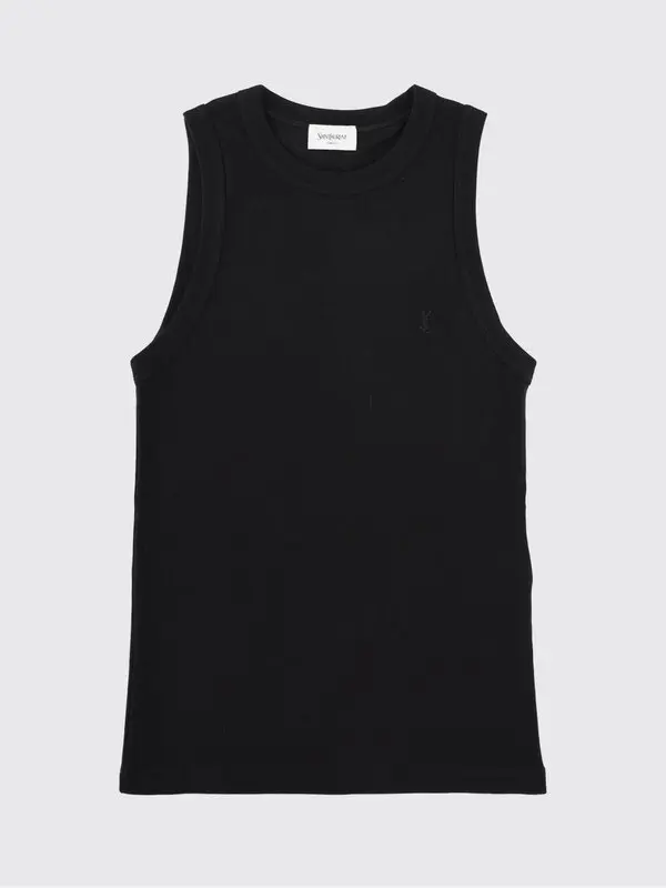 Saint Laurent Slim Fit Scoop Neck Tank Top