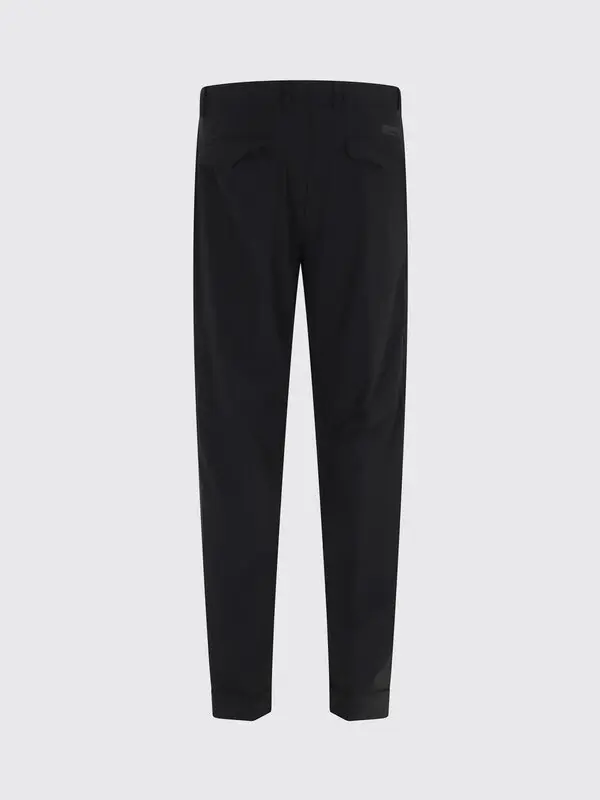 RRD Tailored Pleated Trousers With Cuffed Hem - Black