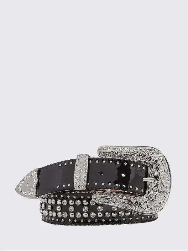 Philipp Plein Embellished Leather Belt