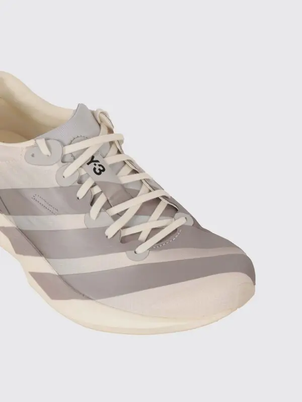 Y3 Technical Fabric Lace-up Sneakers - Beige