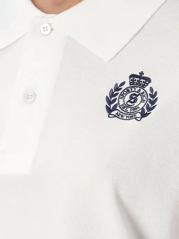 SPORTY & RICH Emblematic Polo Shirt