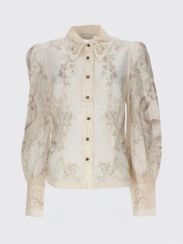 Zimmermann Printed Shirt - Beige