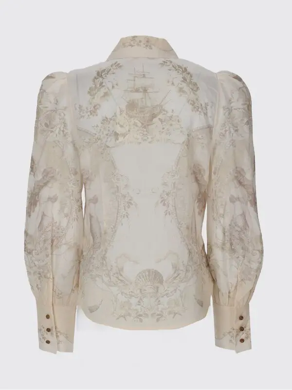 Zimmermann Printed Shirt - Beige
