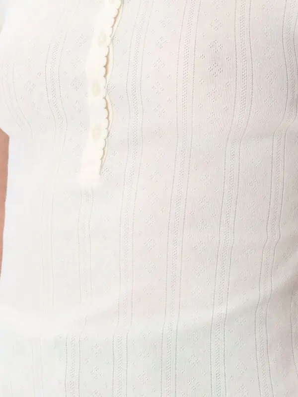 LEVI'S Ribbed Henley T-shirt