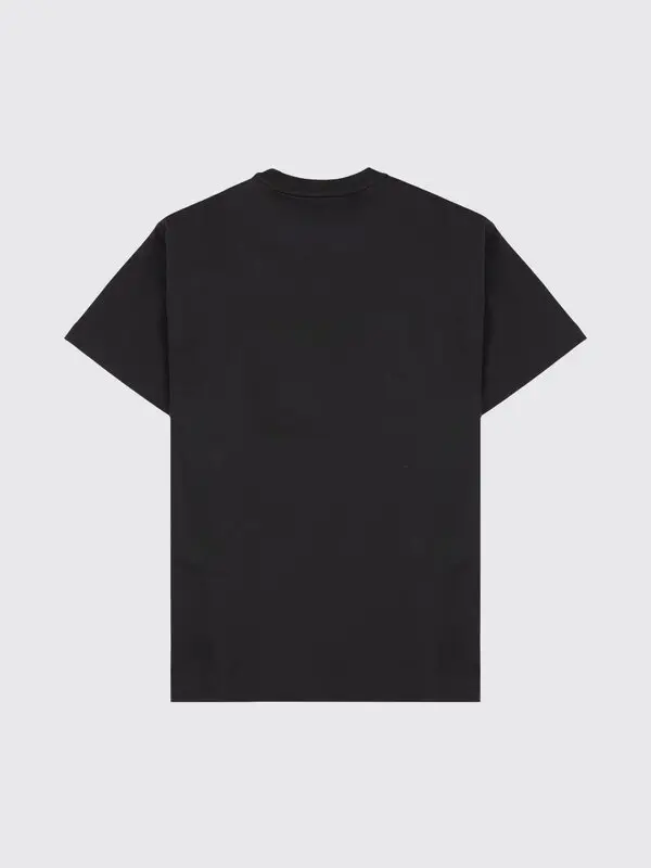 Versace Slim Fit Cotton T-shirt With Tone-on-tone Logo