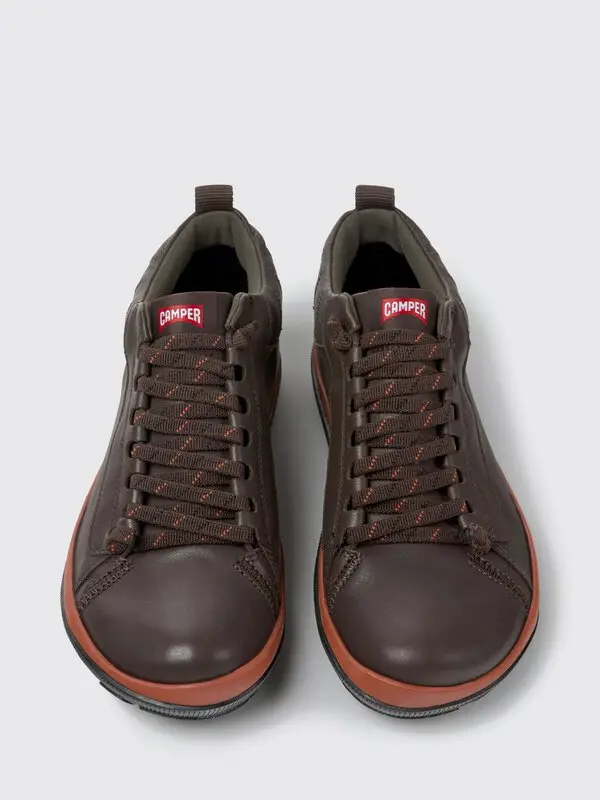 Camper Peu Pista Gm Outdoor Ankle Boots In Leather With Gore-tex Membrane