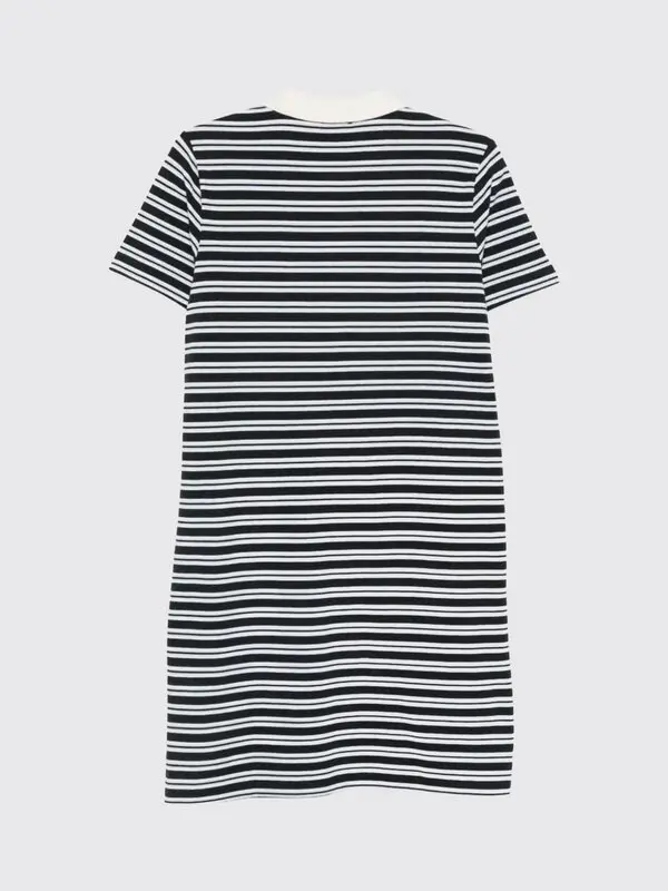 A.p.c. Striped Polo Shirt Dress