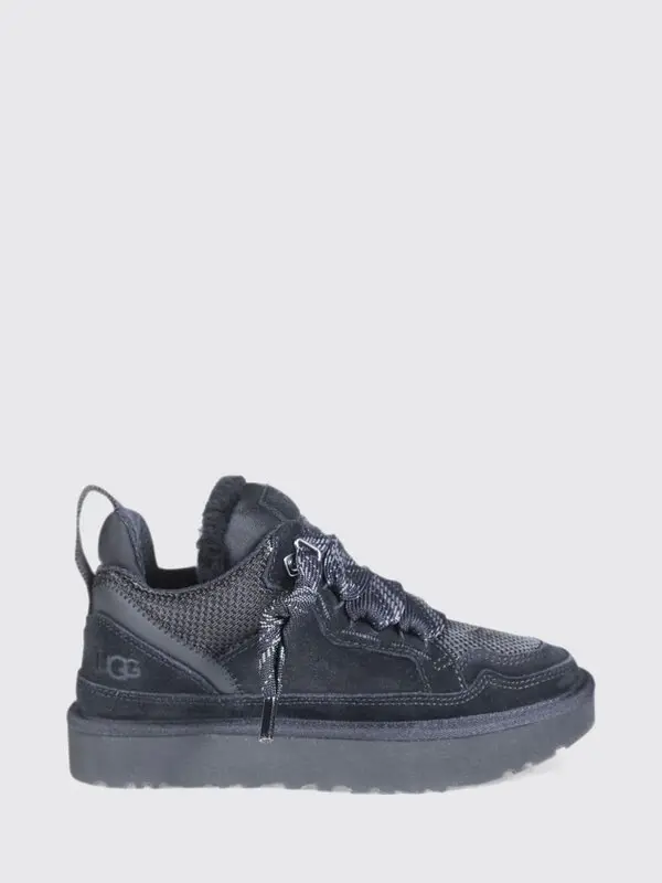 UGG Lo Lowmel Low-top Suede Sneakers - Black