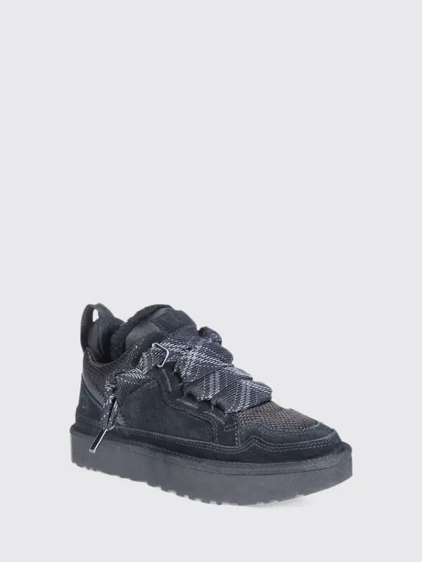 UGG Lo Lowmel Low-top Suede Sneakers - Black