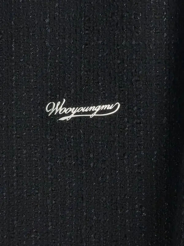 WOOYOUNGMI Textured Zip-up Jumper