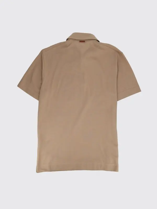 Zegna Polo Shirt Colour - Sand
