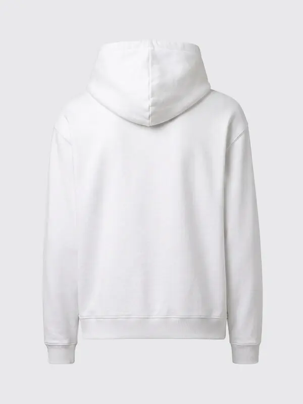 Dsquared2 Cotton Hoodie With Contrast Logo And Dropped Shoulders