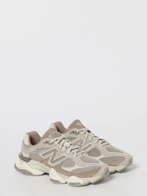 NEW BALANCE 9060 Suede And Mesh Lace-up Sneakers - Beige
