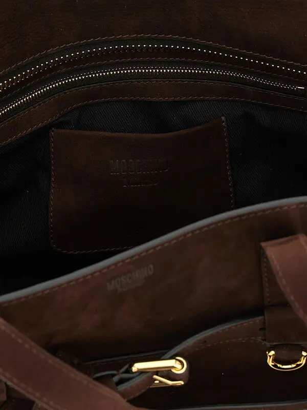 Moschino Suede Handbag