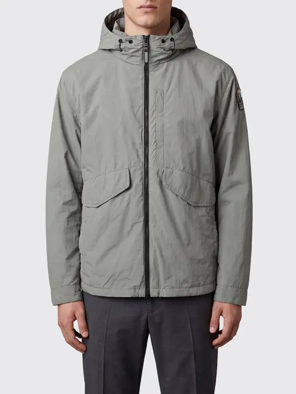 PARAJUMPERS Hooded Nylon And Cotton Windbreaker Jacket
