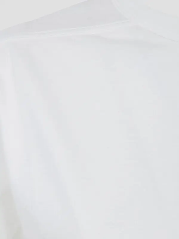 Rick Owens White Cotton T-shirt