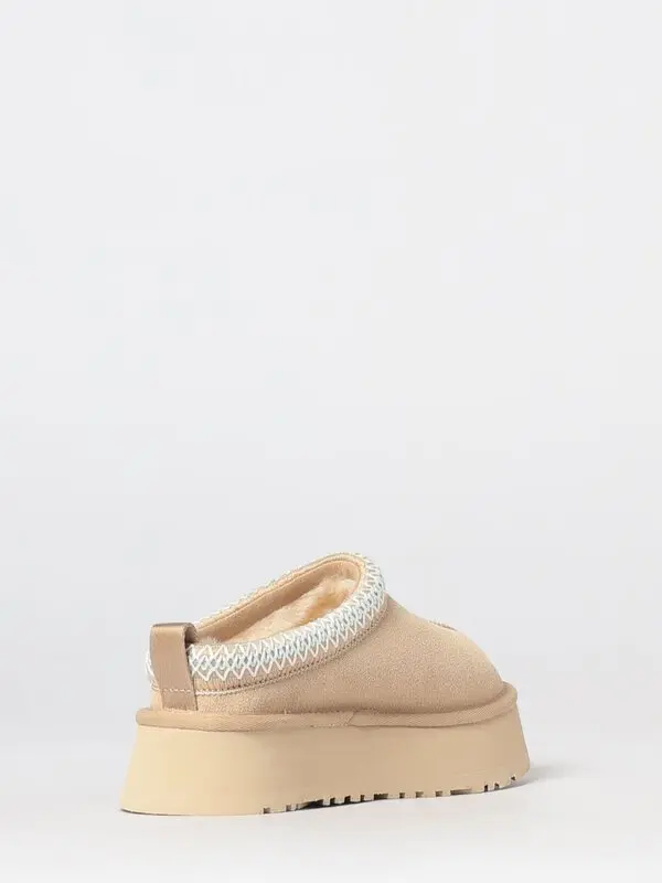 UGG Tazz Ii Suede Platform Mules With Contrast Stitching - Sand