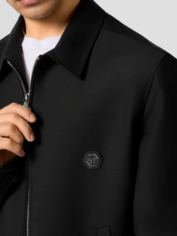 Philipp Plein Wool Short Coat