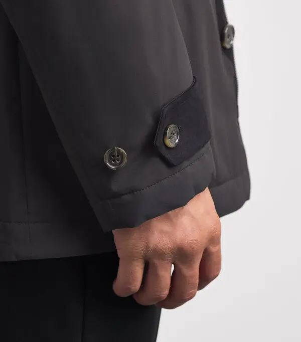 Paul & Shark Leather Trim Padded Jacket