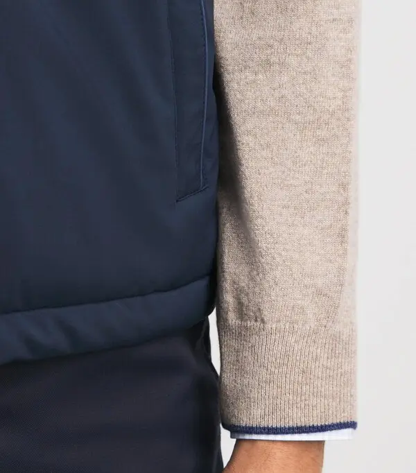 Paul & Shark Cashmere Quarter-zip Sweater