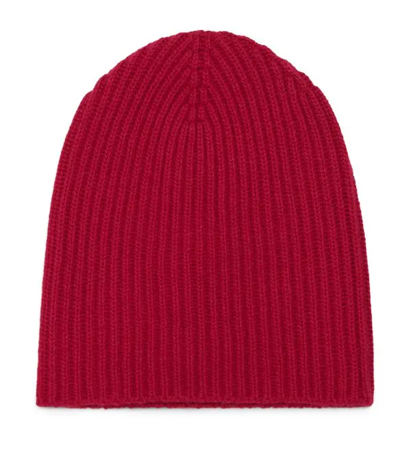 Johnstons Of Elgin Cashmere Lovat Beanie - Red