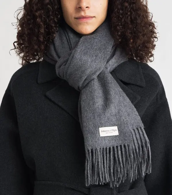 Johnstons Of Elgin Cashmere Wide Scarf