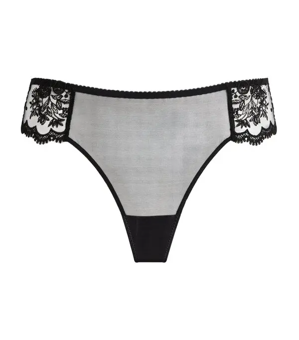 Simone Perele Lace Intrigue Tanga Briefs