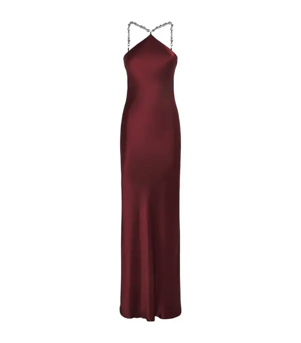 Staud Cadence Maxi Dress With Beaded Straps